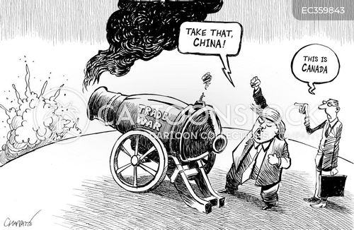 Global Trade War Cartoons and Comics - funny pictures from CartoonStock