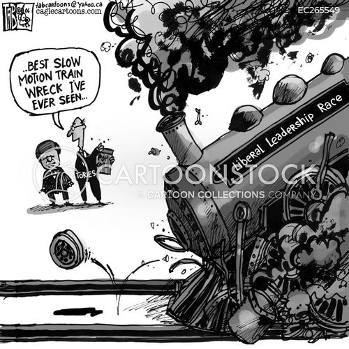 Train Wreck Cartoons and Comics - funny pictures from CartoonStock