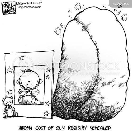 Firearm Ownership Cartoons and Comics - funny pictures from CartoonStock