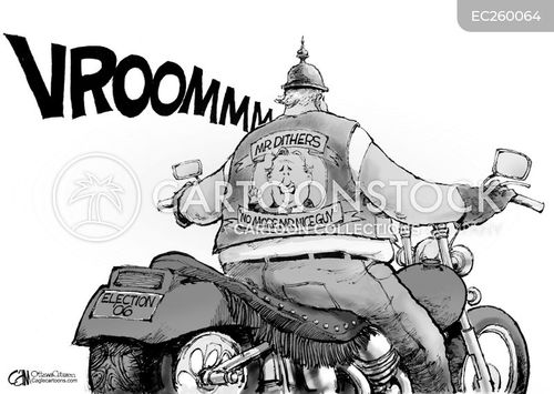 Motorcycle Rally Cartoons and Comics - funny pictures from CartoonStock