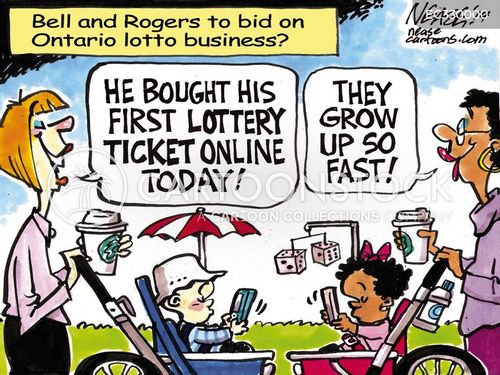 Lotto Numbers Cartoons and Comics - funny pictures from CartoonStock