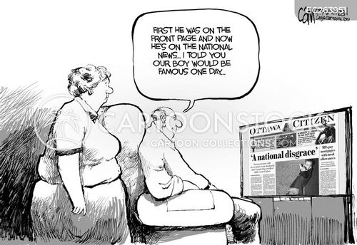 Canada Mourns Cartoons and Comics - funny pictures from CartoonStock