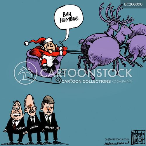 Bah Humbug Cartoons and Comics - funny pictures from CartoonStock