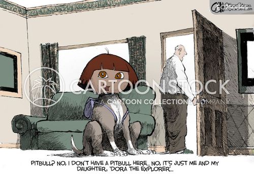 Pitbull Ban Cartoons and Comics - funny pictures from CartoonStock