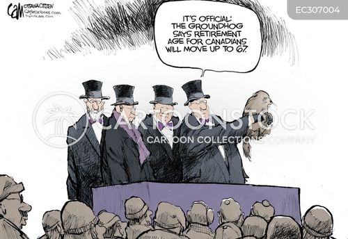 Pension Day Cartoons and Comics - funny pictures from CartoonStock