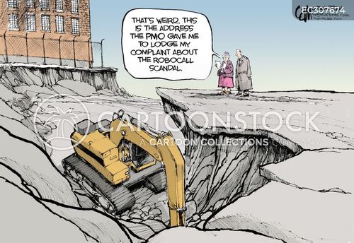 Robocall Verdict Cartoons and Comics - funny pictures from CartoonStock