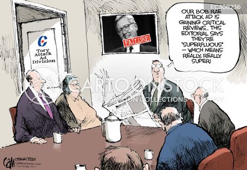 Negative Attack Cartoons and Comics - funny pictures from CartoonStock