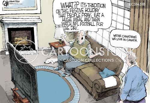 Canadian Football Cartoons and Comics - funny pictures from CartoonStock