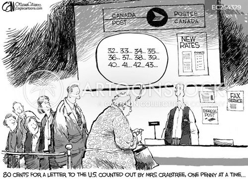 Postal System Cartoons and Comics - funny pictures from CartoonStock