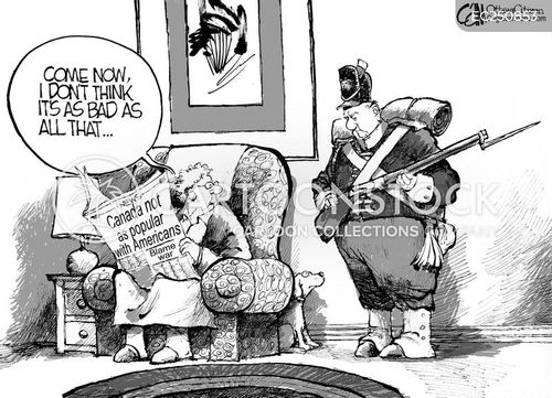 Canada's Influence Cartoons and Comics - funny pictures from CartoonStock