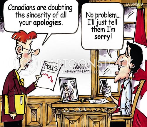 Canadian Sorry Cartoons and Comics - funny pictures from CartoonStock