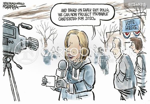 Candidate Polls Cartoons and Comics - funny pictures from CartoonStock