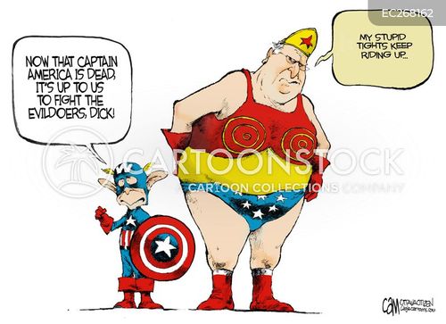Captain America Cartoons and Comics - funny pictures from CartoonStock
