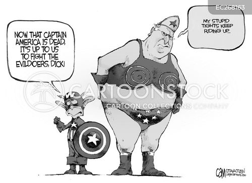 Captain America Cartoons and Comics - funny pictures from CartoonStock