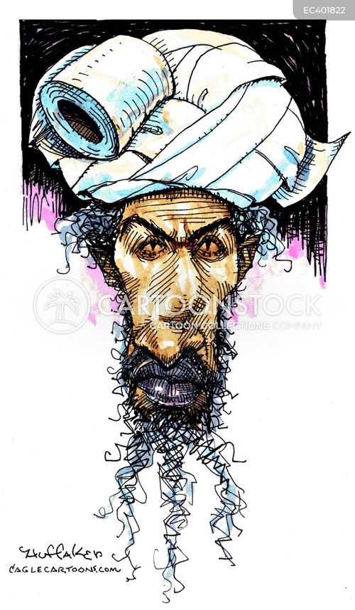 Osama's Capture Cartoons and Comics - funny pictures from CartoonStock