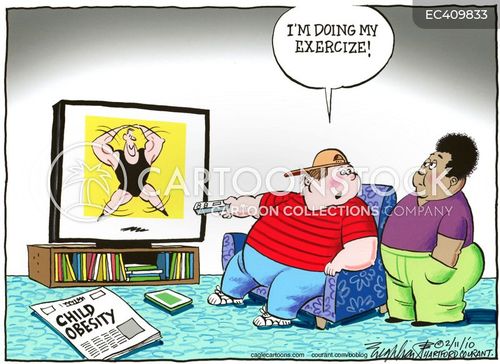 Childhood Obesity Cartoons and Comics - funny pictures from CartoonStock