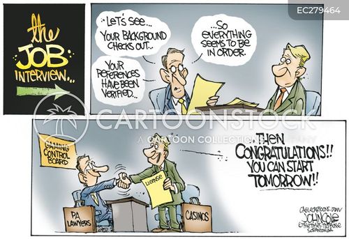 Job Interview Cartoons and Comics - funny pictures from CartoonStock