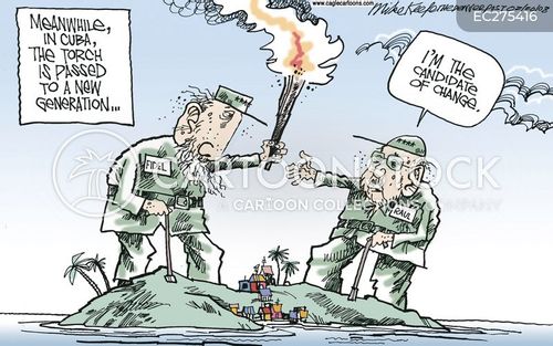 Cuban Communism Cartoons and Comics - funny pictures from CartoonStock