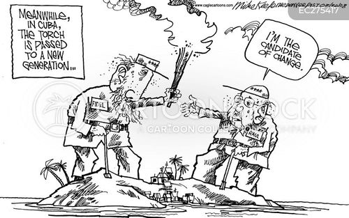 Cuban Communism Cartoons and Comics - funny pictures from CartoonStock