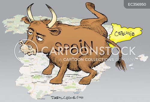 Catalonia Region Cartoons and Comics - funny pictures from CartoonStock