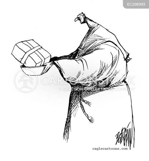 Alms Cartoons and Comics - funny pictures from CartoonStock