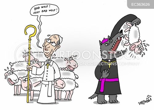 Pedophile Scandal Cartoons and Comics - funny pictures from CartoonStock