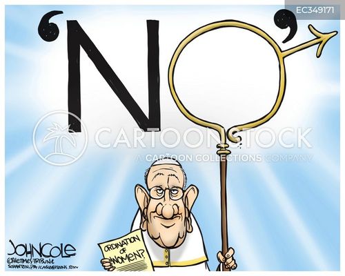 Women Priests Cartoons and Comics - funny pictures from CartoonStock