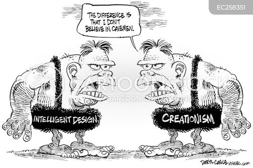 Evolution Vs Intelligent Design Cartoons and Comics - funny pictures ...