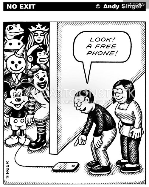 Mobile Advertising Cartoons and Comics - funny pictures from CartoonStock