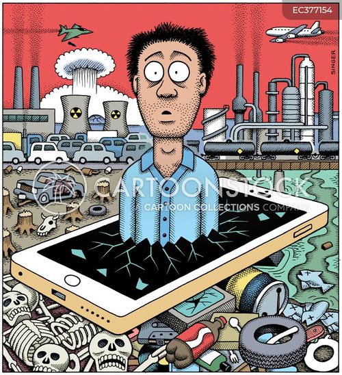 Social Media Warfare Cartoons and Comics - funny pictures from CartoonStock