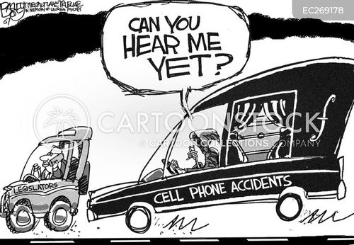 Texting While Driving Cartoons and Comics - funny pictures from ...