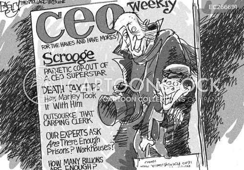 Scrooge Cartoons and Comics - funny pictures from CartoonStock