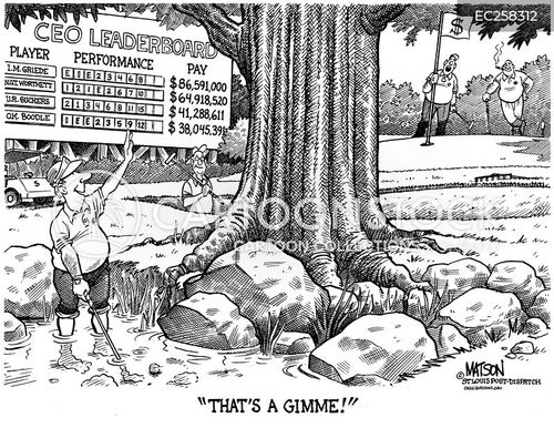 Ceo Pay Cartoons and Comics - funny pictures from CartoonStock
