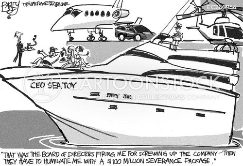 Ceo Pay Cartoons and Comics - funny pictures from CartoonStock
