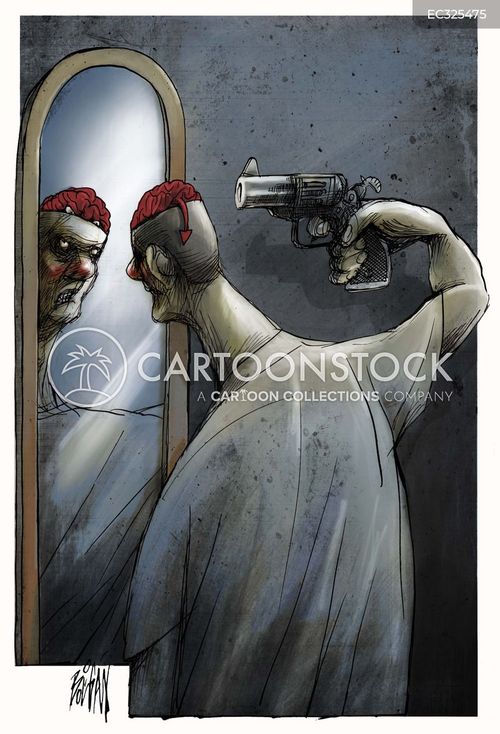 Enemy Within Cartoons and Comics - funny pictures from CartoonStock