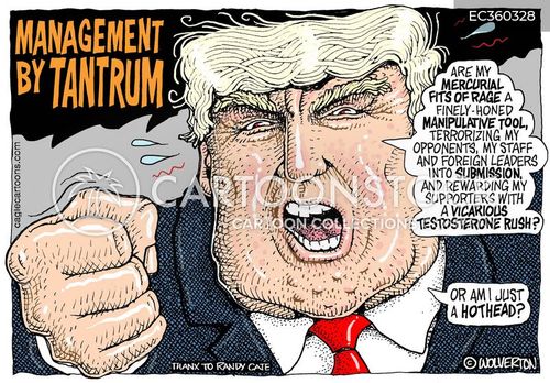 Trump Tantrum Cartoons and Comics - funny pictures from CartoonStock