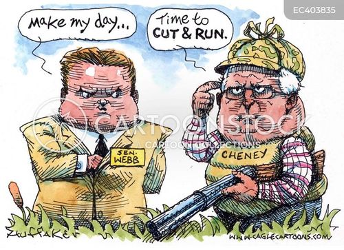 Cheney Hunting Accident Iraq Cartoons and Comics - funny pictures from ...