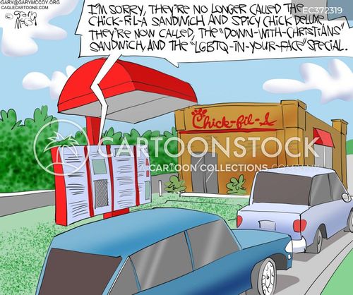 Chik-fil-a Cartoons and Comics - funny pictures from CartoonStock