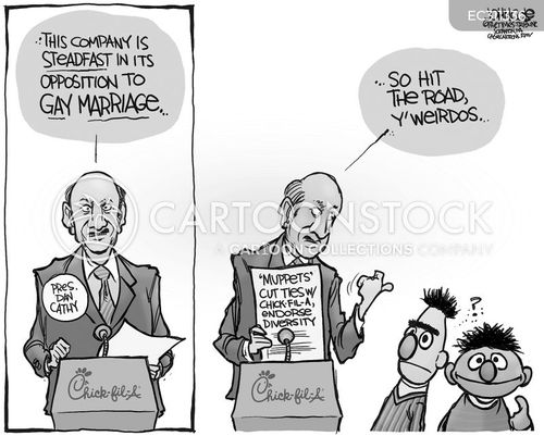 Chik-fil-a Cartoons and Comics - funny pictures from CartoonStock