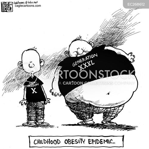 Childhood Obesity Cartoons and Comics - funny pictures from CartoonStock