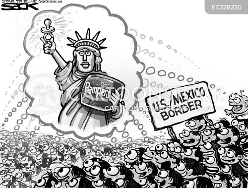 Asylum Process Cartoons and Comics - funny pictures from CartoonStock