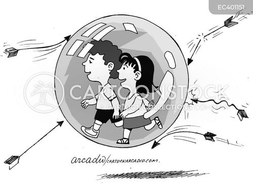 Shielded From Harm Cartoons and Comics - funny pictures from CartoonStock