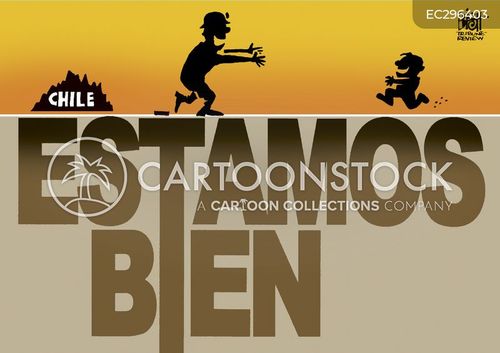 Mineros Chilenos Cartoons and Comics - funny pictures from CartoonStock