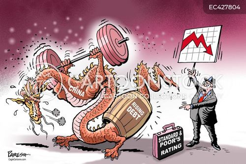 Chinese Debt Cartoons and Comics - funny pictures from CartoonStock
