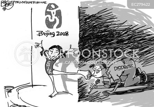 Olimpiadas 2008 Cartoons and Comics - funny pictures from CartoonStock