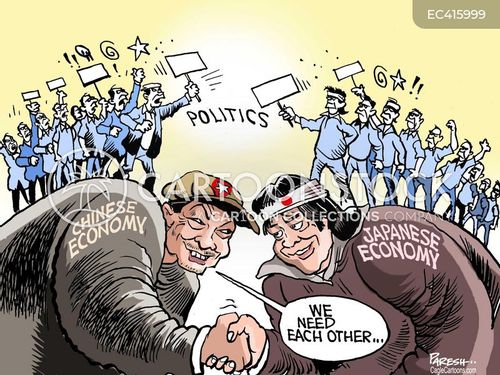 Anti-japan Protests Cartoons and Comics - funny pictures from CartoonStock