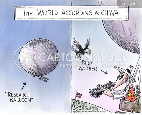 Spy Balloon Cartoons and Comics - funny pictures from CartoonStock