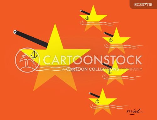 Nine Dash Line Cartoons and Comics - funny pictures from CartoonStock
