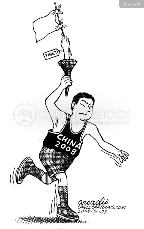 Torch Relay Cartoons and Comics - funny pictures from CartoonStock