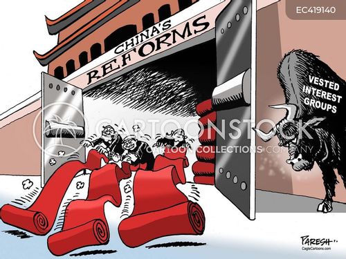 China's Reforms Cartoons and Comics - funny pictures from CartoonStock